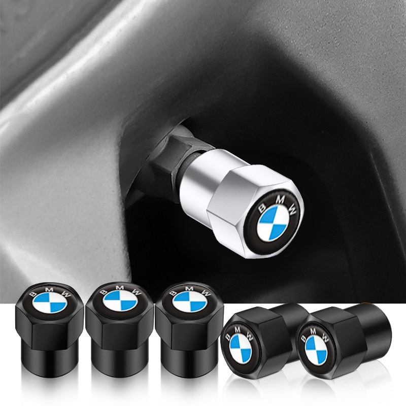 4pcs Car Tire Valve Caps Air Tyre Stems Cover case For BMW M M3 M5 M6 M2 X1 X2 X3 X5 X6 | Shopee ...