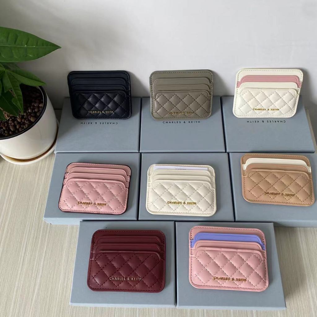 2022 NEW ARRIVAL CNK Cleo Quilted Card Holder Mini Wallets Card Case ...