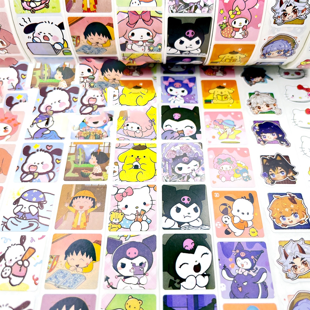 Sanrio sticker 500pcs Handbook, Laptop sticker, Luggage Sealing Cartoon ...