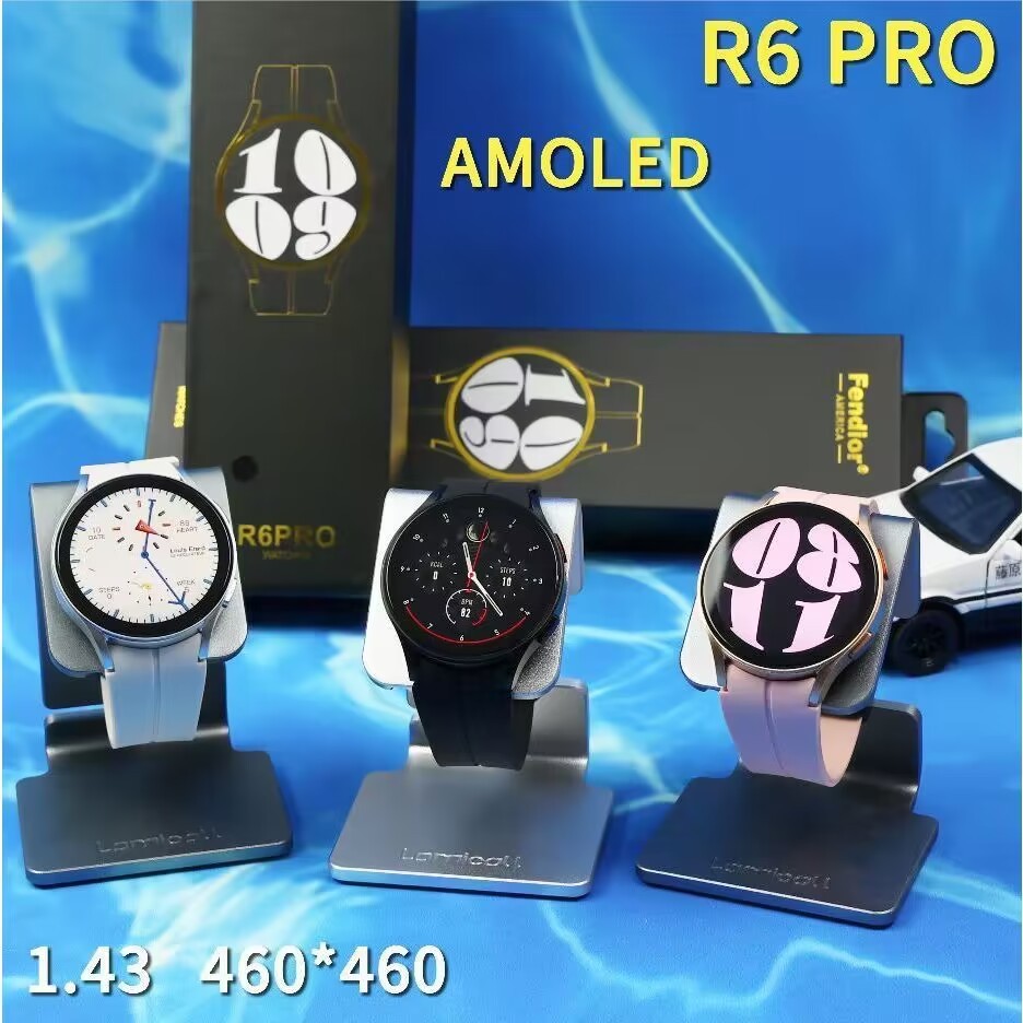 R6 pro TOP Galaxy Watch 6 Aluminium smartwatch wireless charging ...