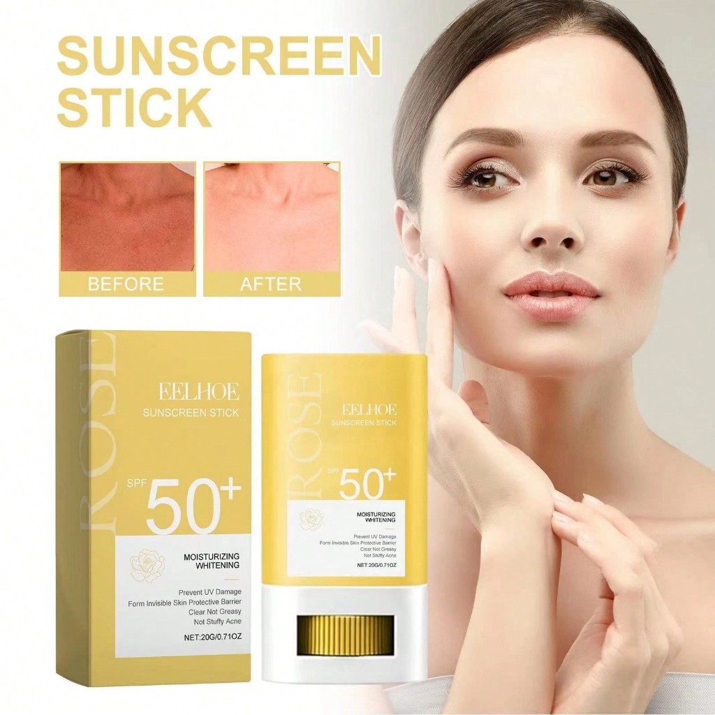 Matte Sun Stick：ROSA DAMASCENA Sunscreen SPF 50 PA++++ (20g) | Shopee ...