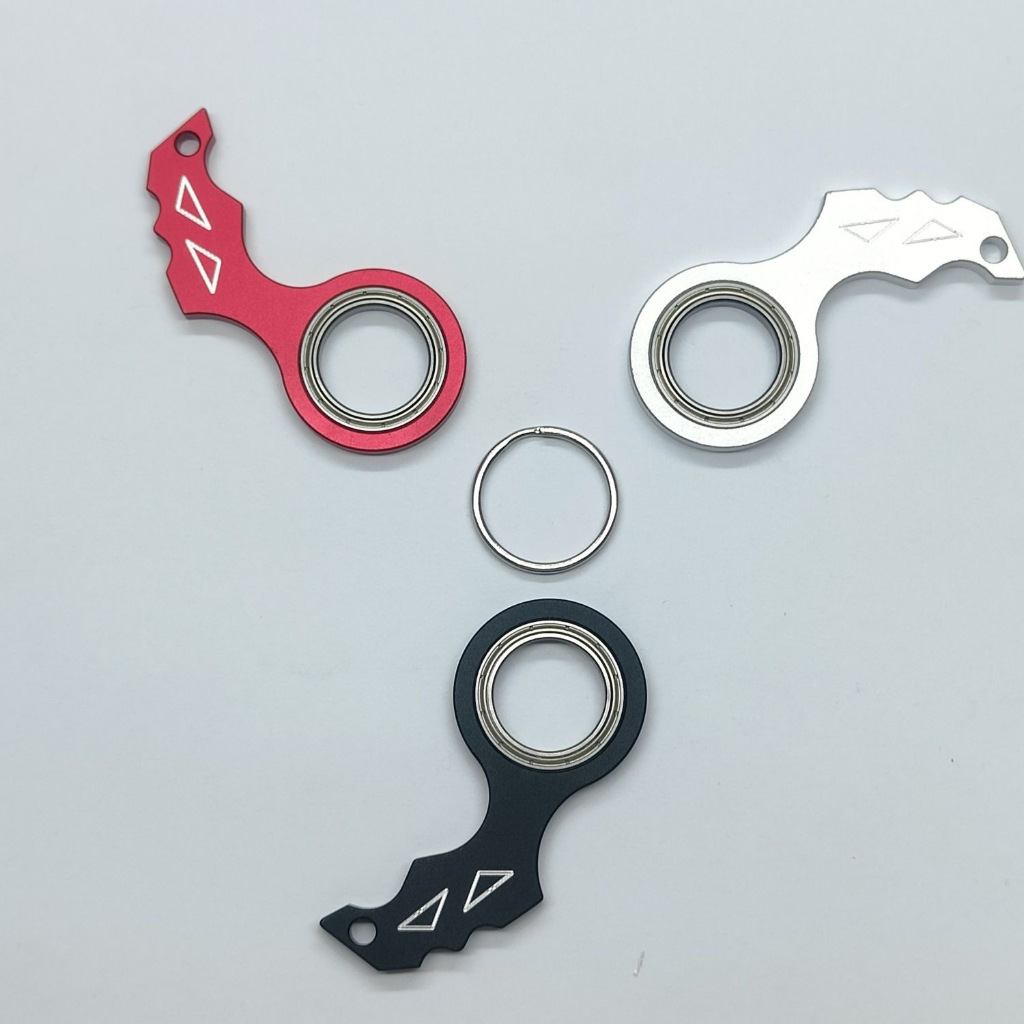 New American Trendy Play Fidget Spinner Karambit Decompression Keychain ...