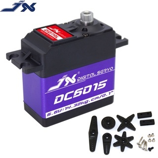 JX Servo DC6015 15kg Aluminium Shell Metal Gear Core Digital Standard ...