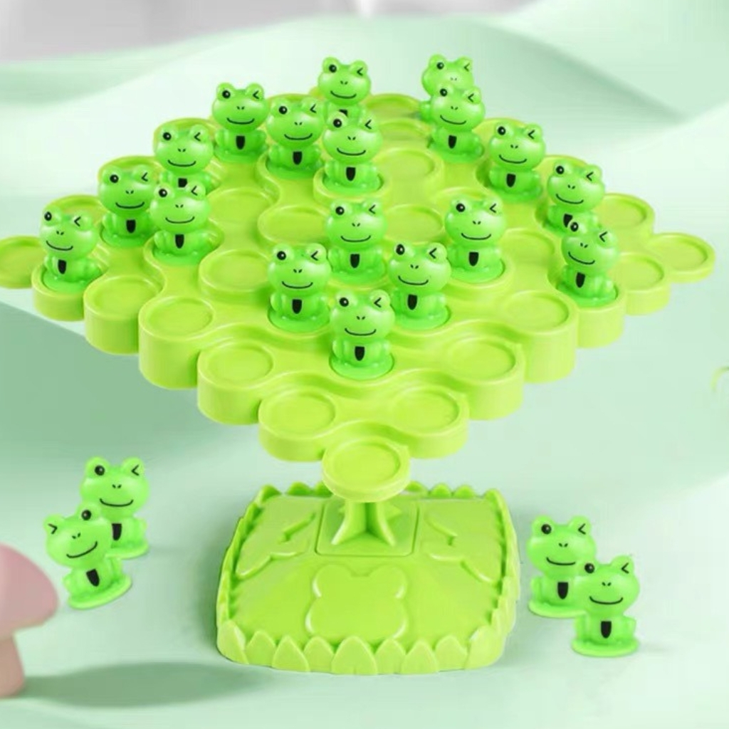 Frog Stackable Balance Tree Toy Thinking Training Puzzle Toys | Shopee ...