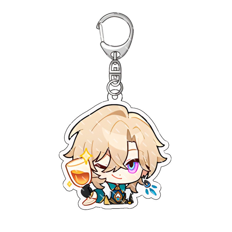 Honkai: Star Rail keychain firefly Sam form Aventurine Emoji acrylic ...