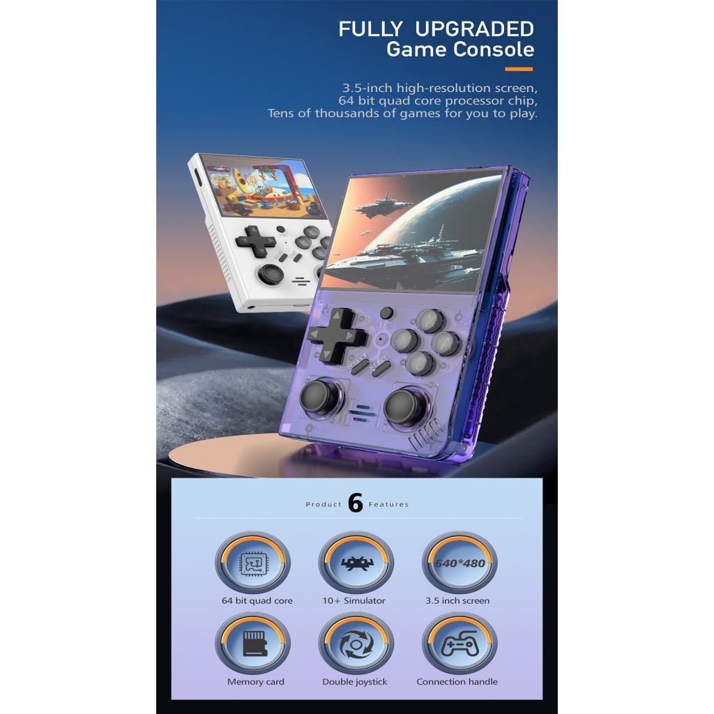 Handheld Game Console with Classical Retro Single and Multiplayer Games ...