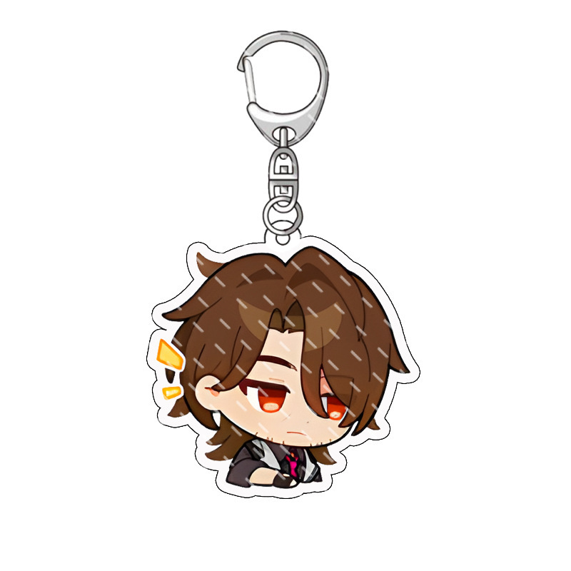 Game Honkai: Star Rail Acheron keychain Emoji acrylic pendant | Shopee ...