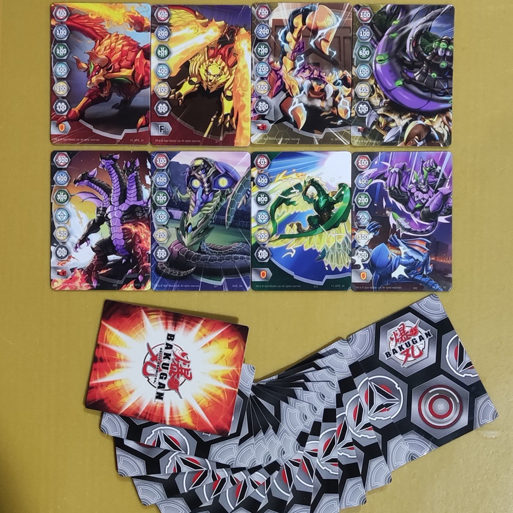 BARRING Magnetic Cards Bakugan Battle Brawlers Trading Cards Authentic ...