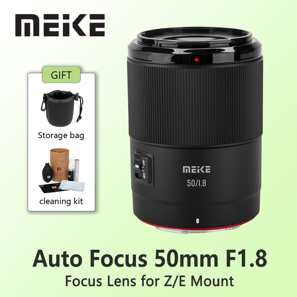 Meike Full Frame 50mm F1.8 Auto Focus Lens for Sony E /Nikon Z -mount ...