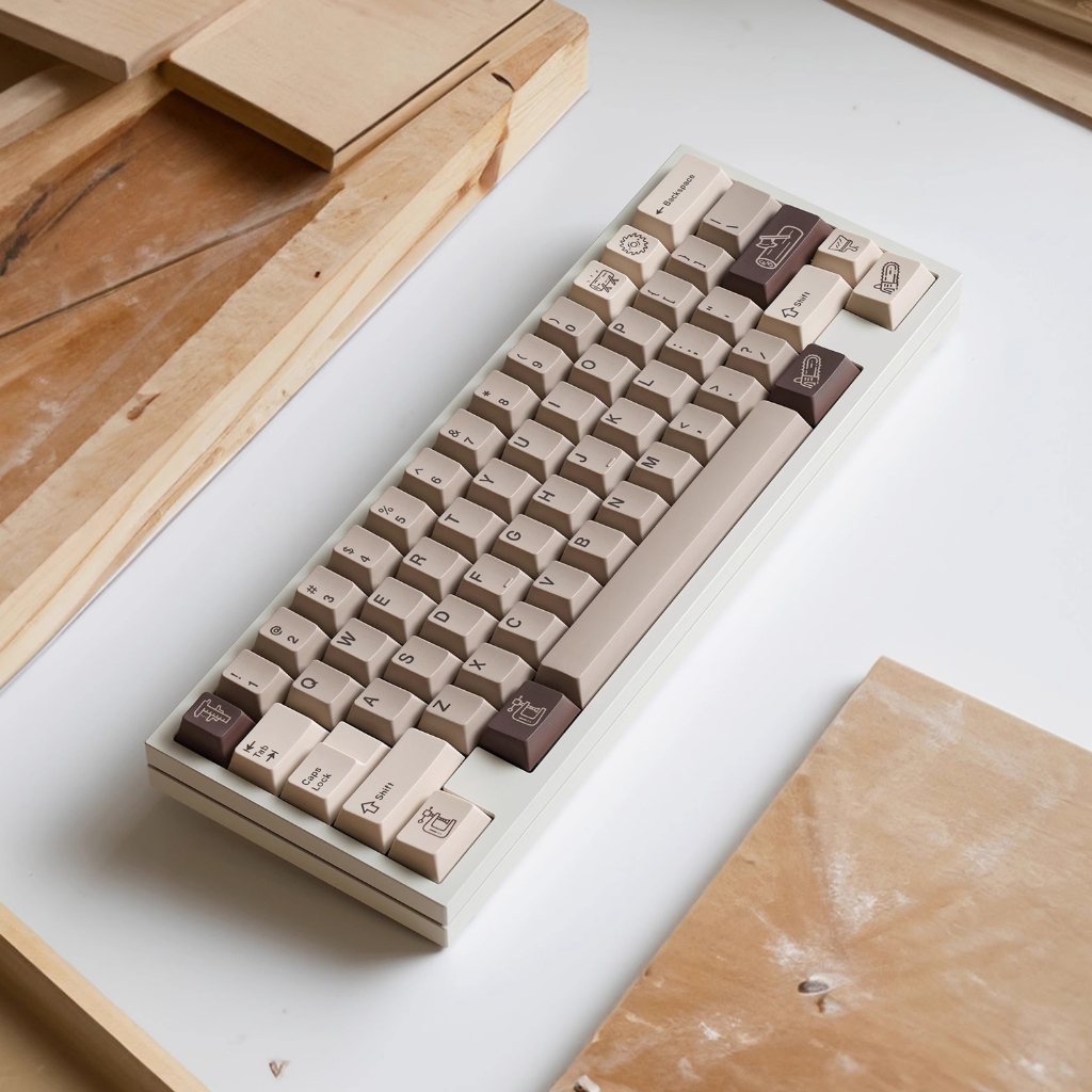 [JKDK] studio Carpenter Keycap Cherry Profile PBT Dye Subbed Key Caps For Mechanical Keyboard ...