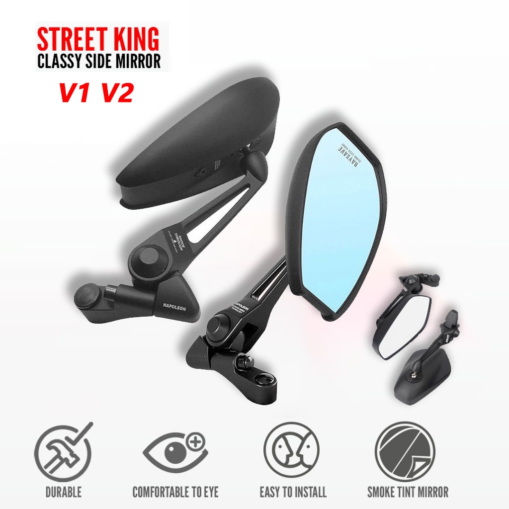 Street King Side Mirror V2/V1 Motorcycle Side Mirror Anti-glare ...