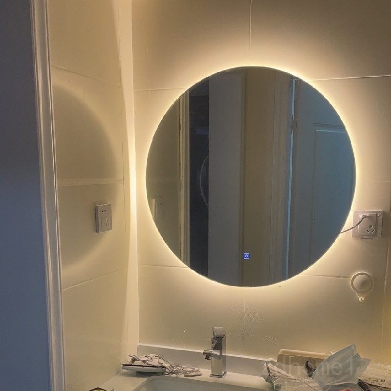 Led mirror Bathroom mirror intelligent mirror defogging mirror toilet ...
