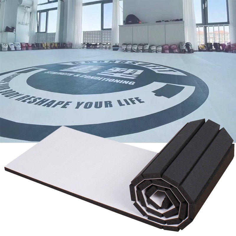 BJJ Gym Boxing Mat Custom Floor for Taekwondo Judo Wrestling Jiu Jitsu ...