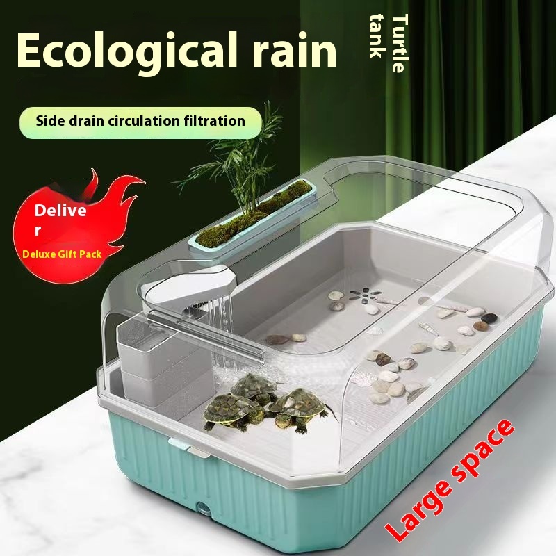 Large Turtle Tank with Drying Table Turtle Villa Turtle Special Fish ...