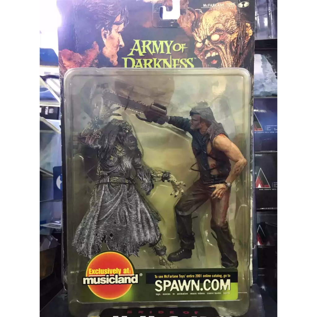 McFarlane Movie Crazy Series Evil Dead Special Edition ASH & PIT Ash & Pete Double Set, 7-inch ...