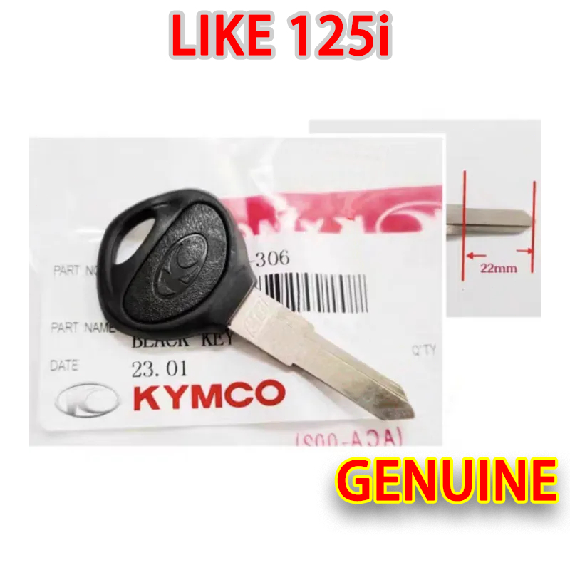 genuine kymco like 125 Key Original KYMCO parts and accessories blank ...