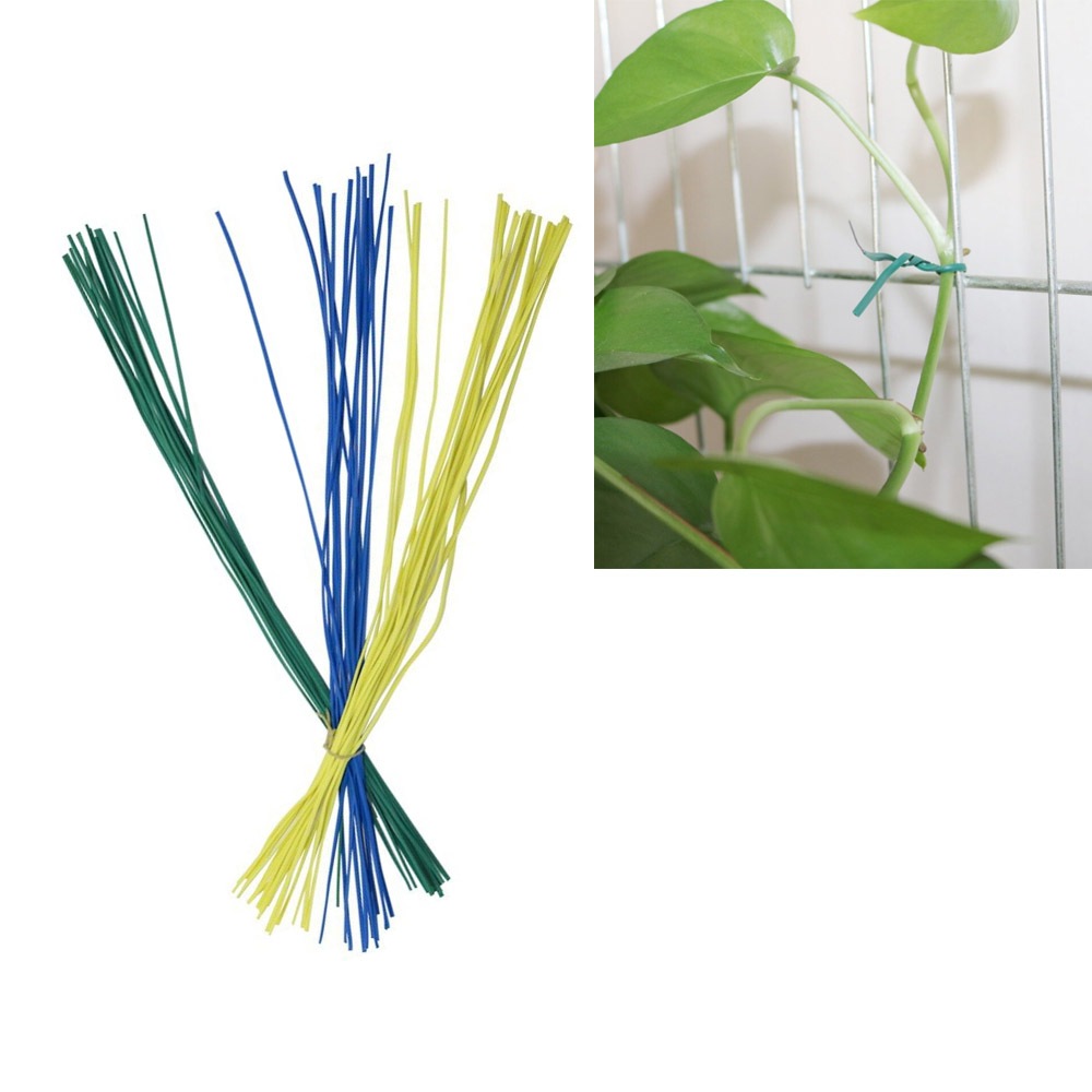 50Pcs Plant Binding Cable Wire Plant Vegetables Vine Climbing Fixed Tie ...