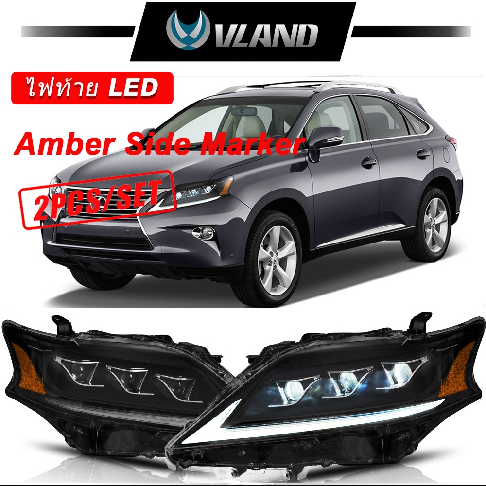 VLAND LED Headlights for 2009-2015 Lexus RX Series 3th Gen (AL10 ...