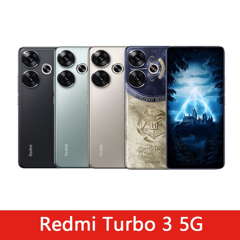 2024 NEW Xiaomi Redmi Turbo 3 5G Mobile Phone Snapdragon 8s Gen 3 Octe ...
