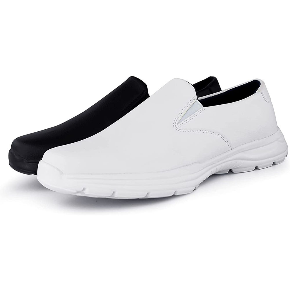starmerx men work shoes men nurse shoes white black-2306 | Shopee ...