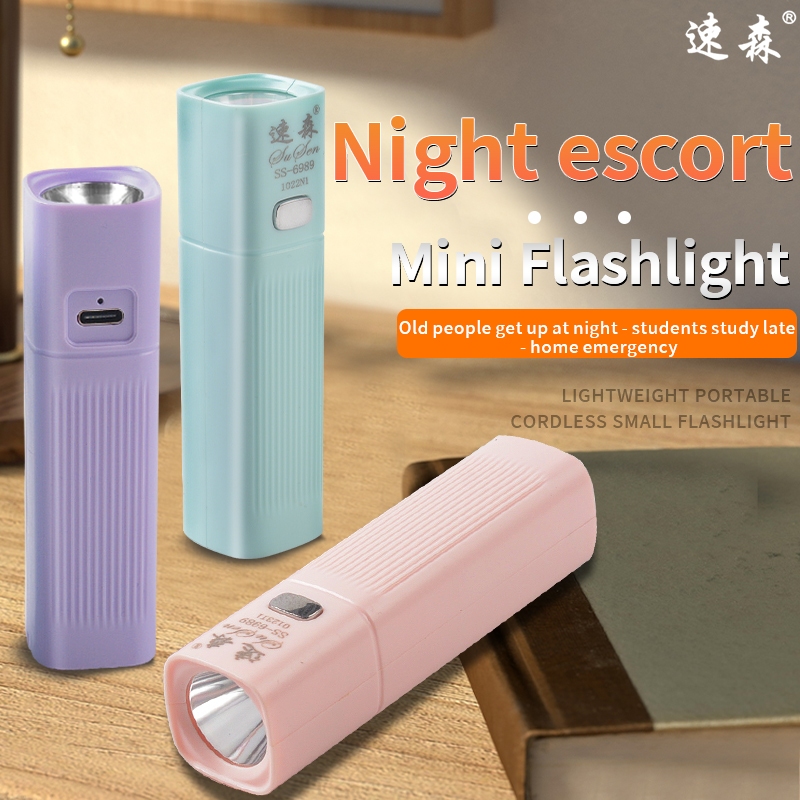 USB Rechargeable LED Flashlight Portable Waterproof Ultra Bright ...
