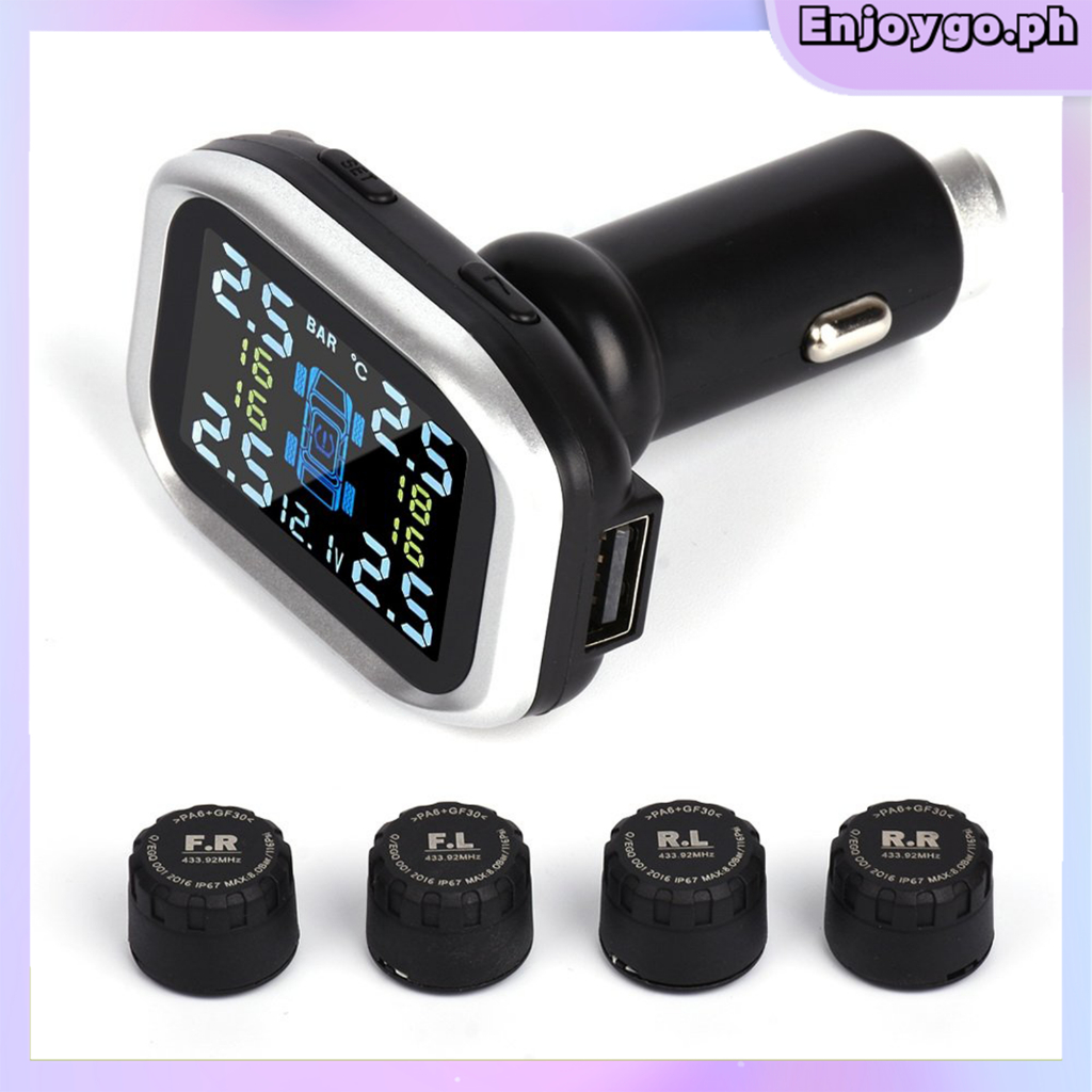 Tire Pressure Monitoring System Tpms Wireless Real Time Tire Pressure