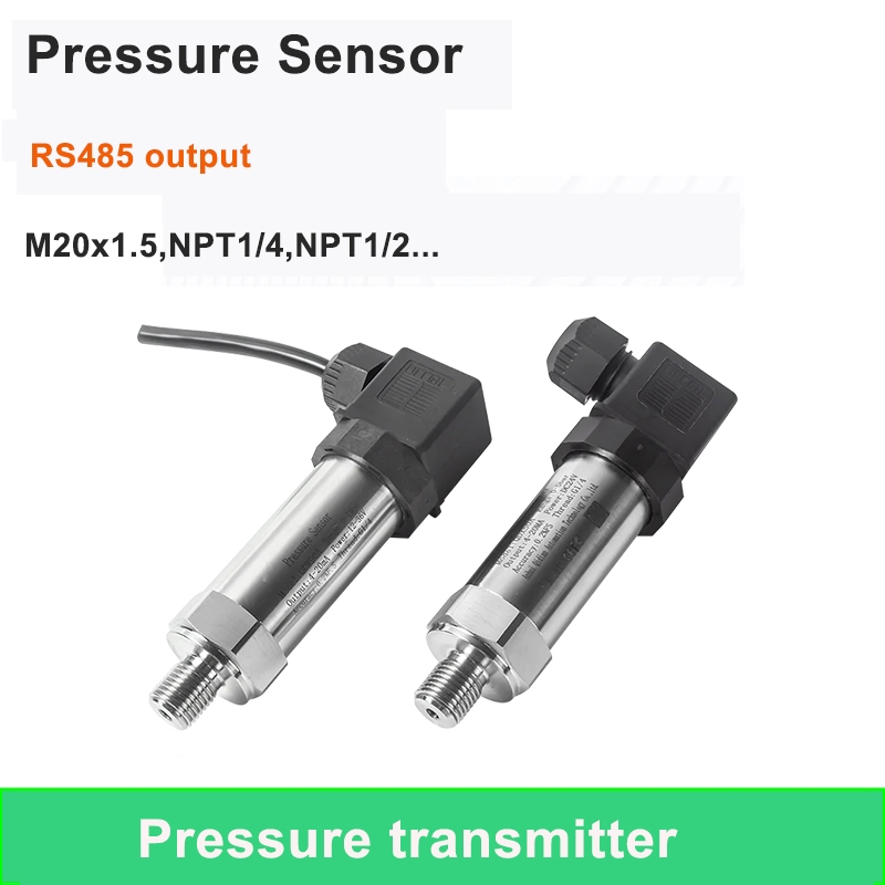 1.6Mpa Pressure Sensor Transmitter RS485 Output Water Gas Oil Liquid ...