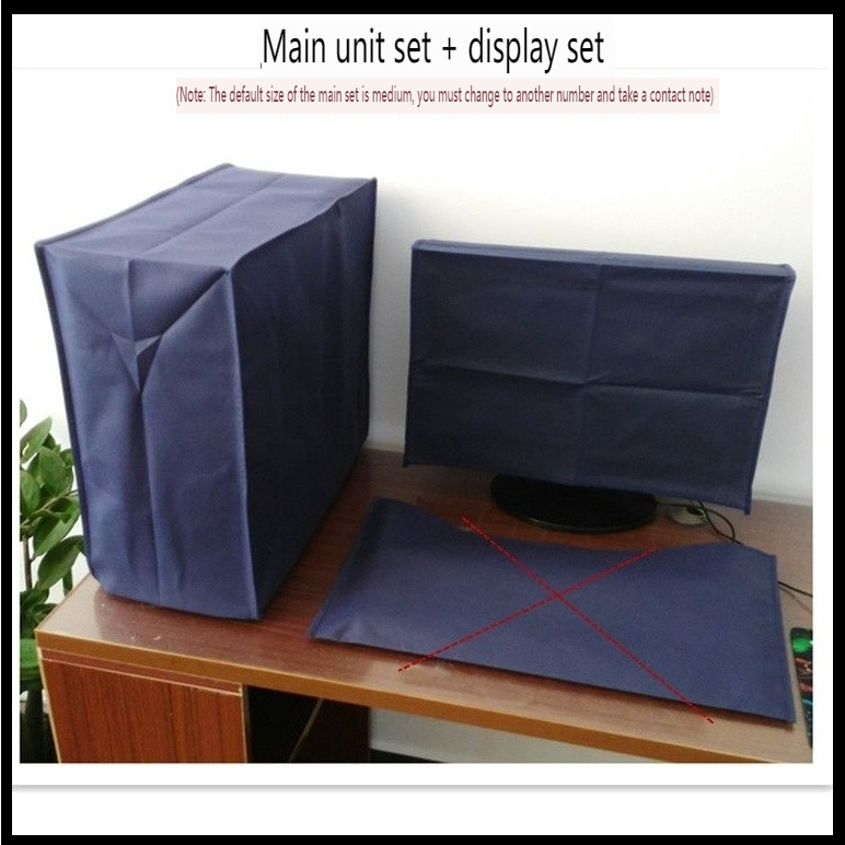 Non woven fabric Computer dust cover 24inch desktop CPU host monitor ...