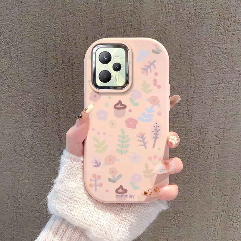 realme C35 Case New silicone TPU phone case with fresh flower soft case ...