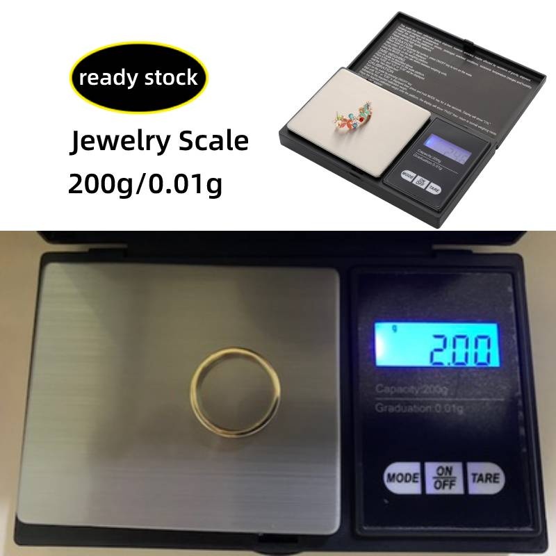 Mini Jewelry Scale Digital Grams 200g/0.01g 1000g/0.1g LCD Display ...