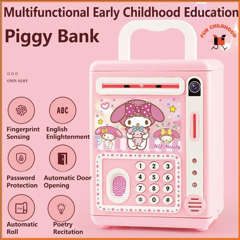 FUNC Coin Bank Savings ATM Machine Bank Alkansya Coin Box Electric ...