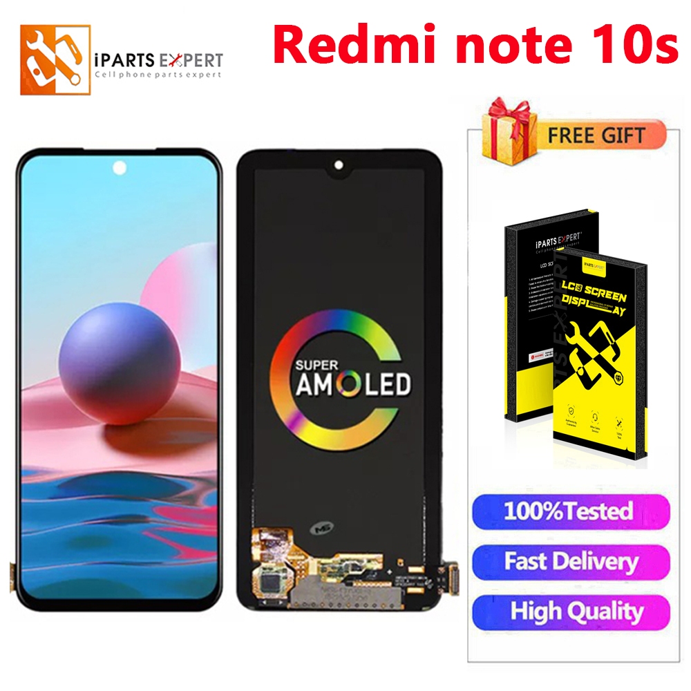 IPARTSEXPERT LCD AMOLED For Xiaomi Redmi Note 10 4G Redmi Note 10s ...