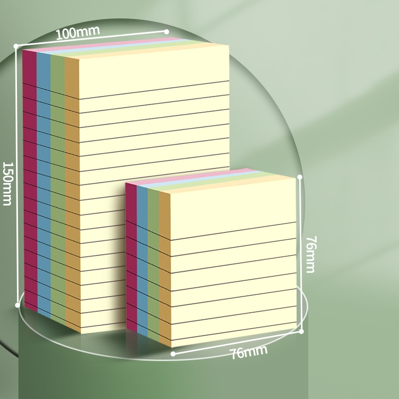 200 Sheets Long Line Sticky Notepad INS Post It Notes Large Tag ...