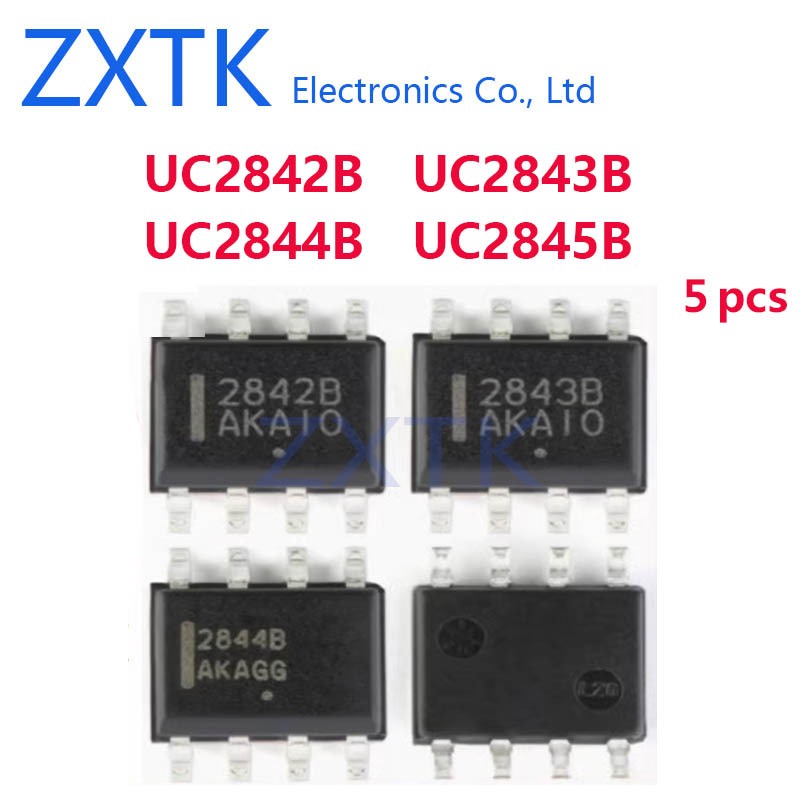 5pcs/lot DC-DC UC2842B 2843B 2844B 2845B SOP8 UC2842BD1R2G UC2843BD1R2G ...