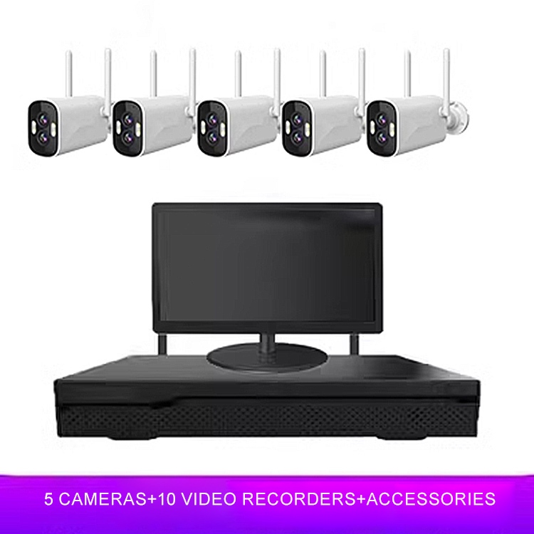 5CH 3MP Wireless Waterproof CCTV Security Cameras System Video Home Surveillance Kit Outdoor IP ...
