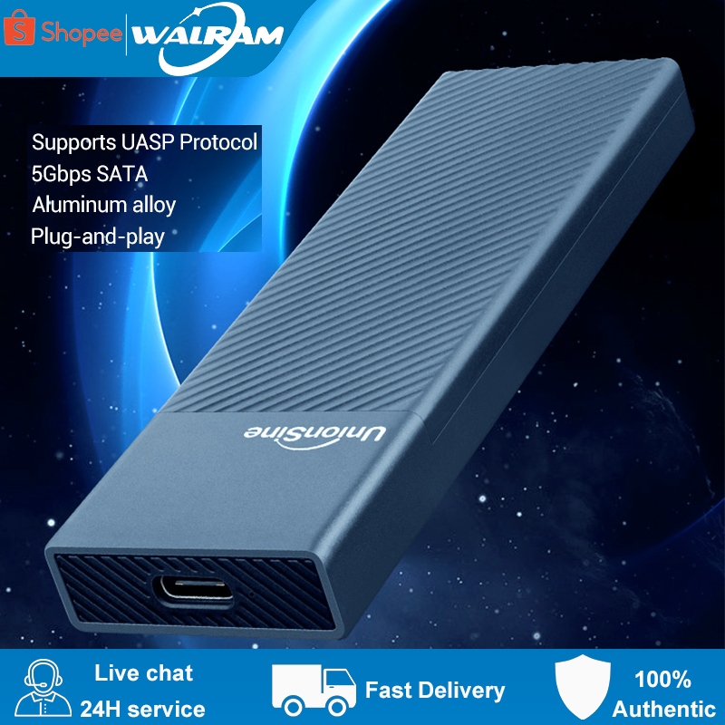 M.2 Sata Adapter Sata Enclosure Aluminum Alloy Case USB C 3.1 Gen 2 ...