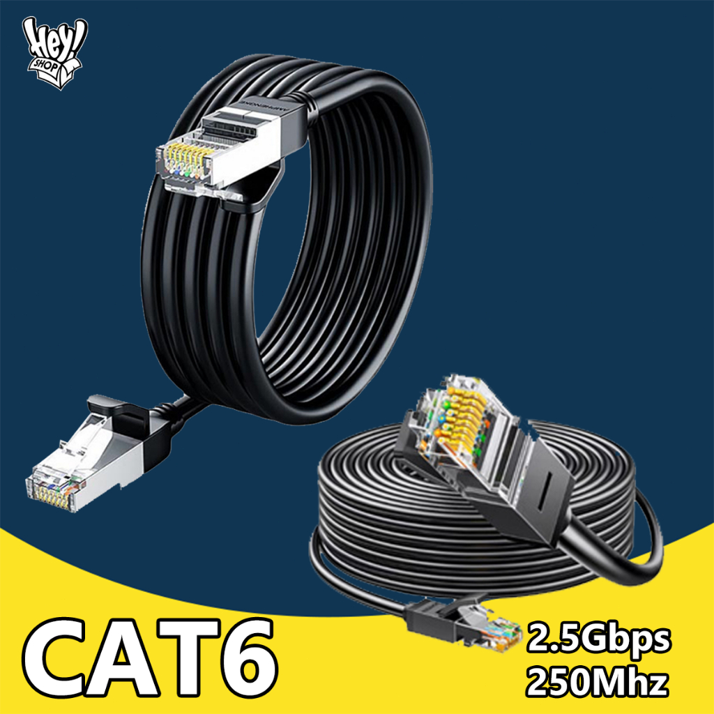 Cat6 Ethernet Cable RJ45 UTP waterproof Outdoor Lan Internet Cable ...