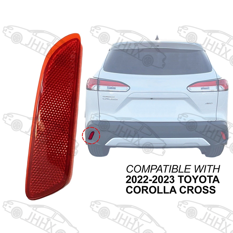 Auto Rear Bumper light reflector light For TOYOTA COROLLA CROSS 2021 ...