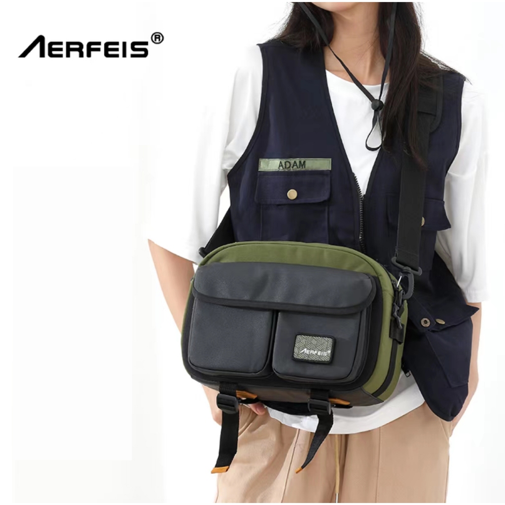 AERFEIS AS-1822 Camera bag Shoulder bag Leisure bag DSLR Mirrorless camera Single shoulder bag ...