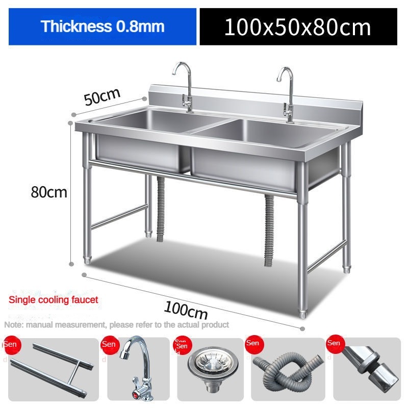 Kitchen Sink Stand Rack 304 Stainless For Portable Sink Complete Set ...