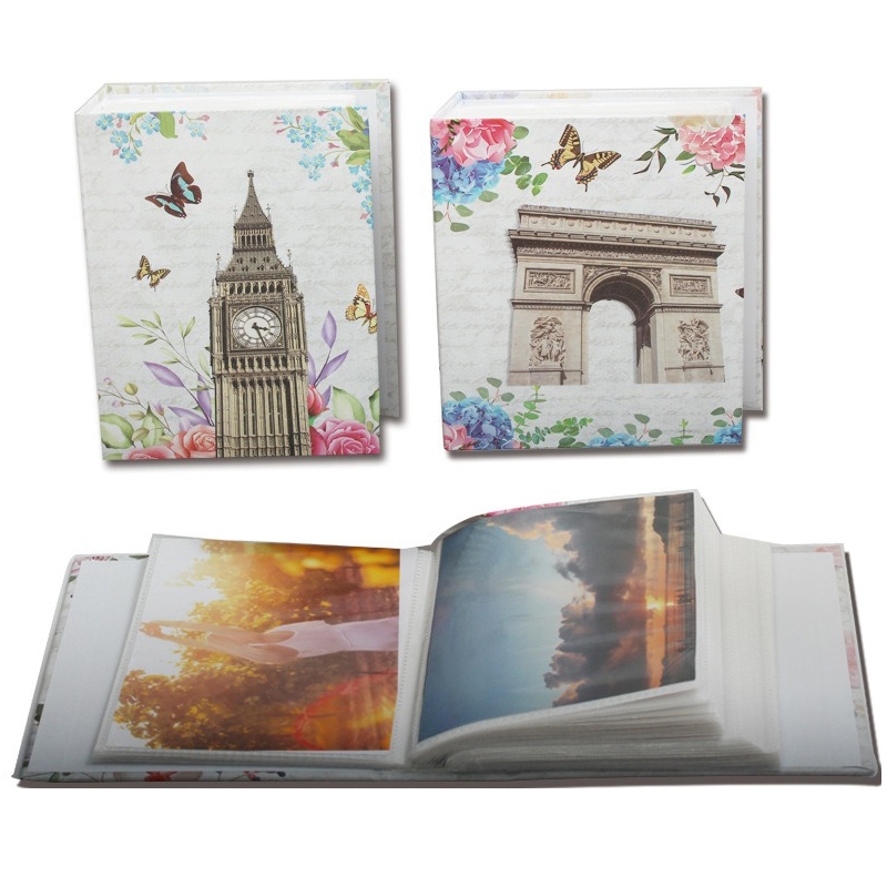 4R Photo Album 4 X 6 Hard Cover Photobook 6 Inch Photo Book 100 Pockets ...