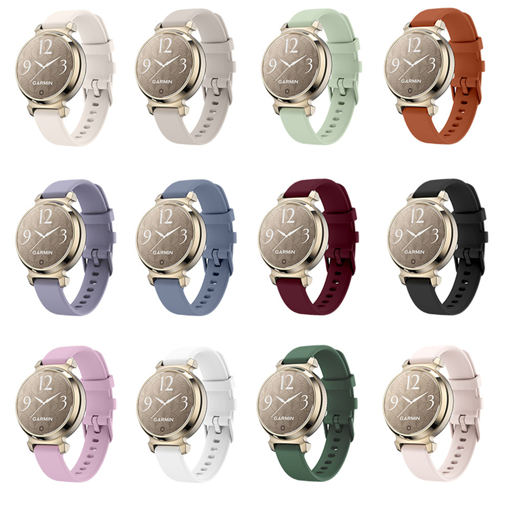 14mm silicone strap for Garmin Lily 2 women's smartwatch quick release ...