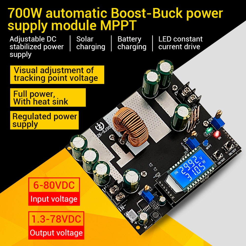 ZK-SJ30 700W Auto Step Up Step Down Power Module Synchronously ...