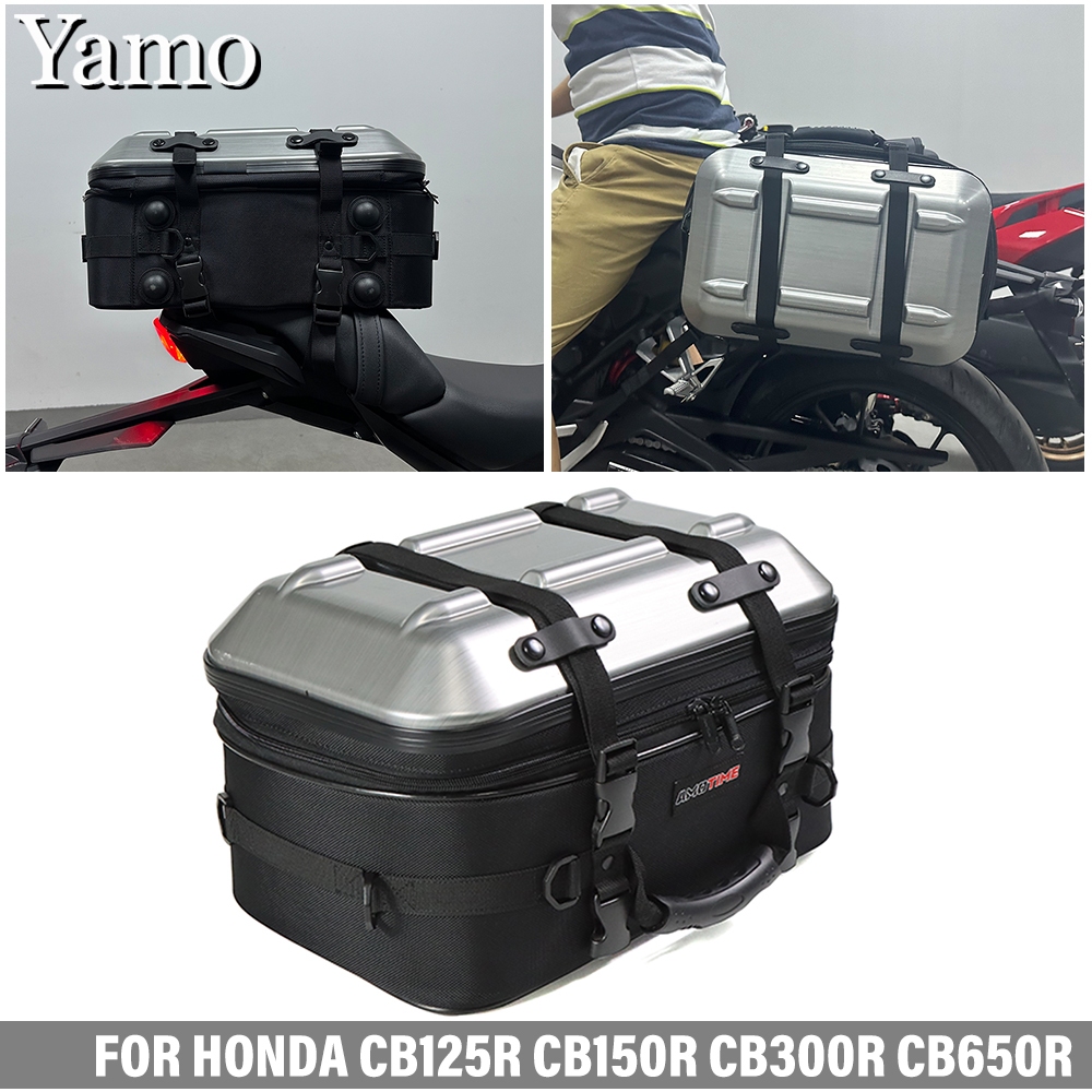 For Honda CB125r CB150r CB300r CB650r Motorcycle Travel Hard Shell ...