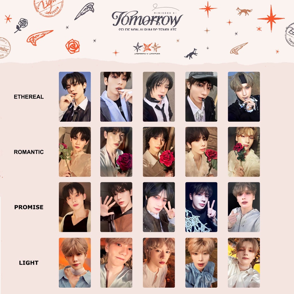 Txt Album minisode: 3 TOMORROW Photocard Cui Soobin Kang Taixiang card ...
