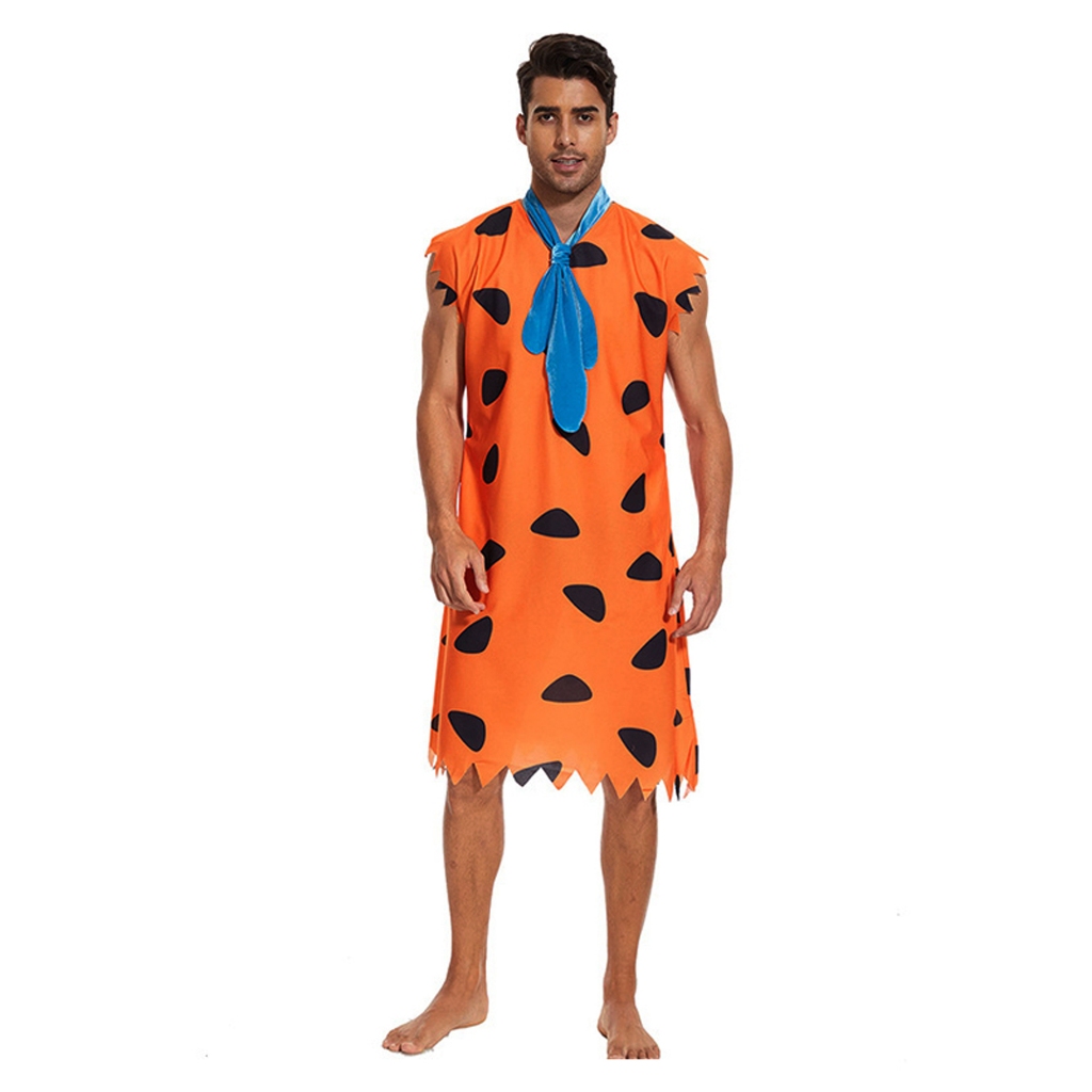 Carnival Wild Man Primitive Costume Cosplay The Flintstones Indigenous ...