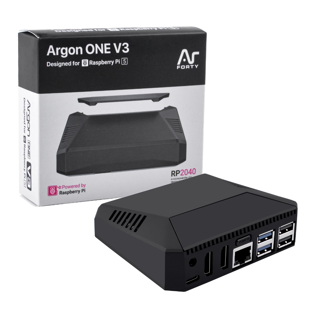 Argon ONE V3 Case for Raspberry Pi 5 with 30mm PWM Fan | Shopee Philippines