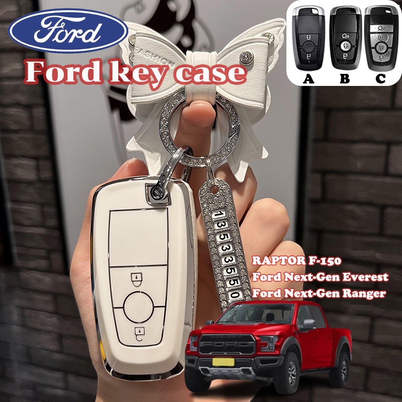 Ford 2/3/4buttons key case for Ford RAPTOR F-150/Ford Next-Gen Everest ...