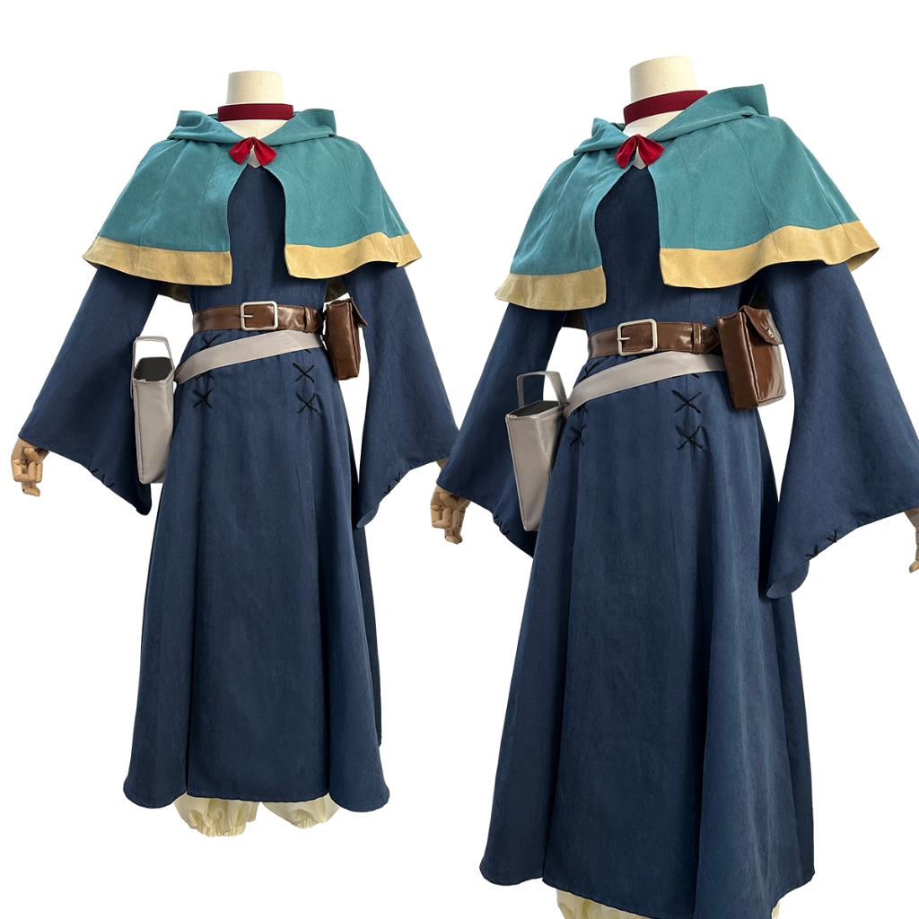 HOLOUN Delicious in Dungeon Cosplay Costume Marcille Manga Anime Dress ...