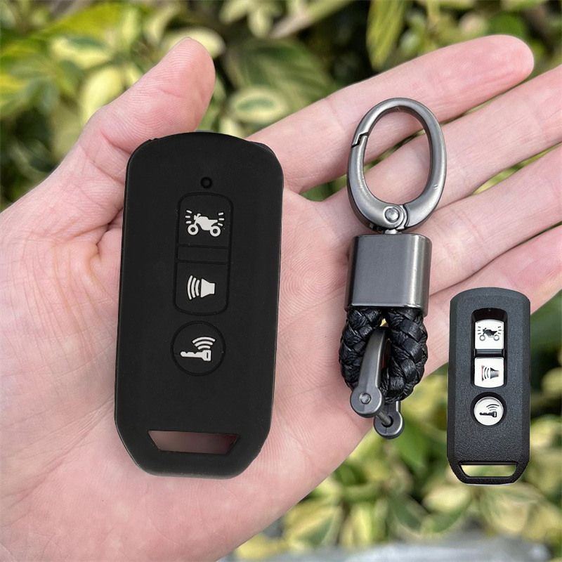 Silicone Motorcycles Key Cover Holder Shell Fob for Honda Adv 150 SH ...